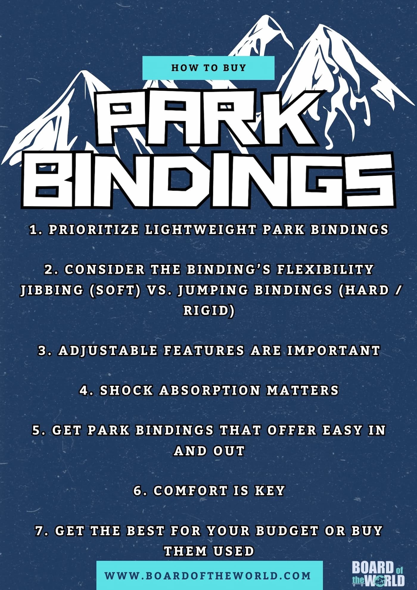 How to Buy Park / Freestyle Snowboard Bindings - Board of the World