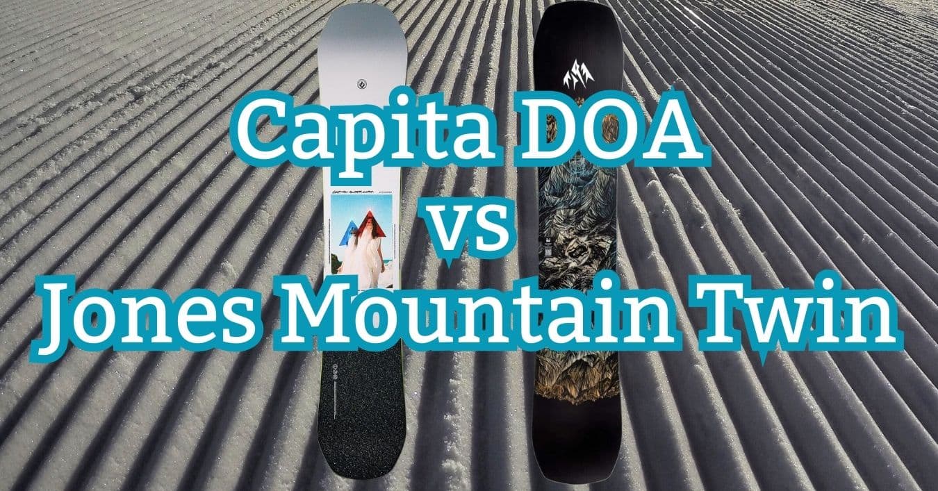 The Capita DOA vs Jones Mountain Twin 2024 : Boards Compared